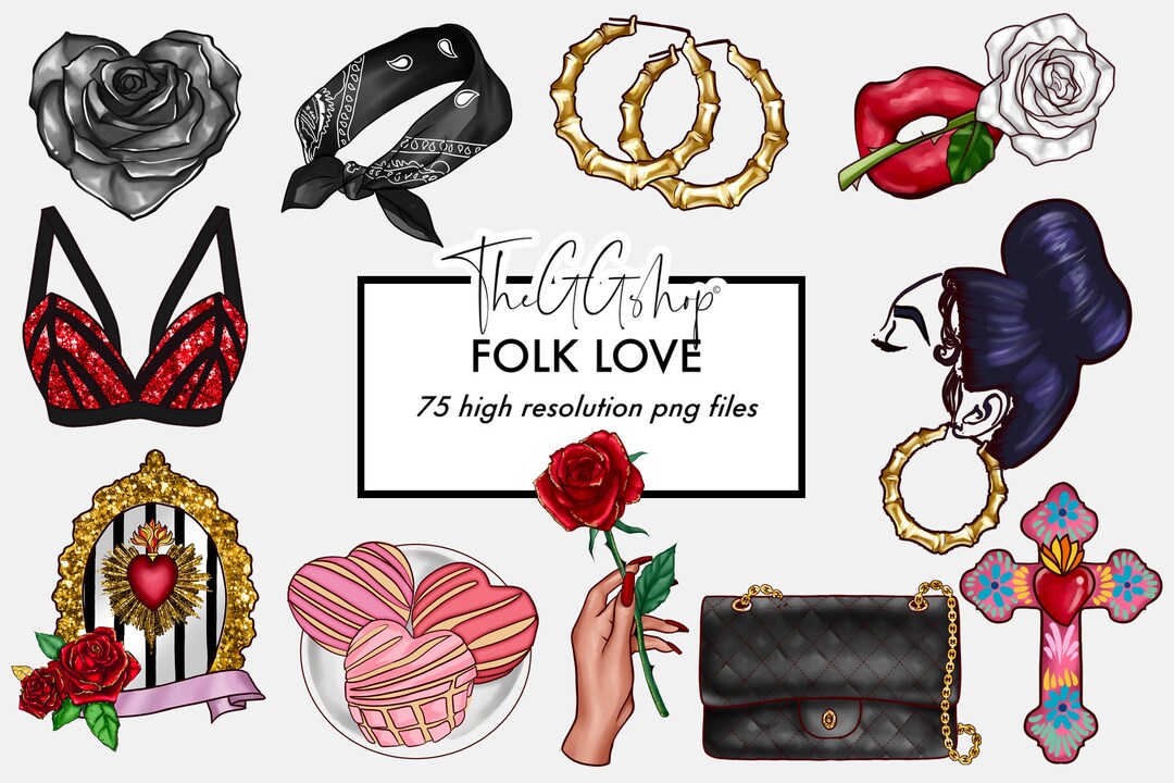 Valentine's Day Clipart, Mardi Gras Clipart, Latina Girl Clipart ...