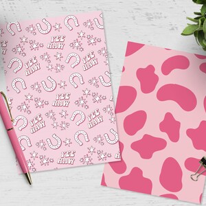 Cowgirl Paper, Rodeo Paper, Western Digital Paper, Coquette Girl Paper ...