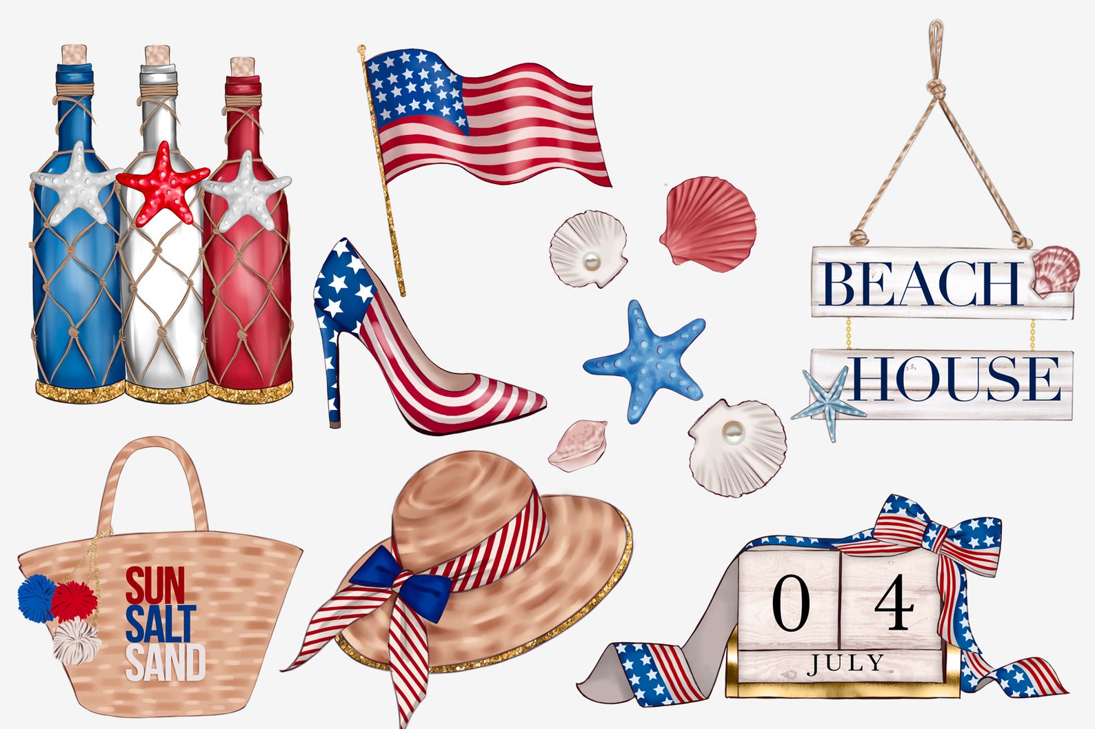 Independence Day Clipart, 4th of July Clipart, Memorial Clipart ...