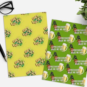 Saint Patrick's Day Paper Pack, St. Patrick Day Digital Paper, Irish ...