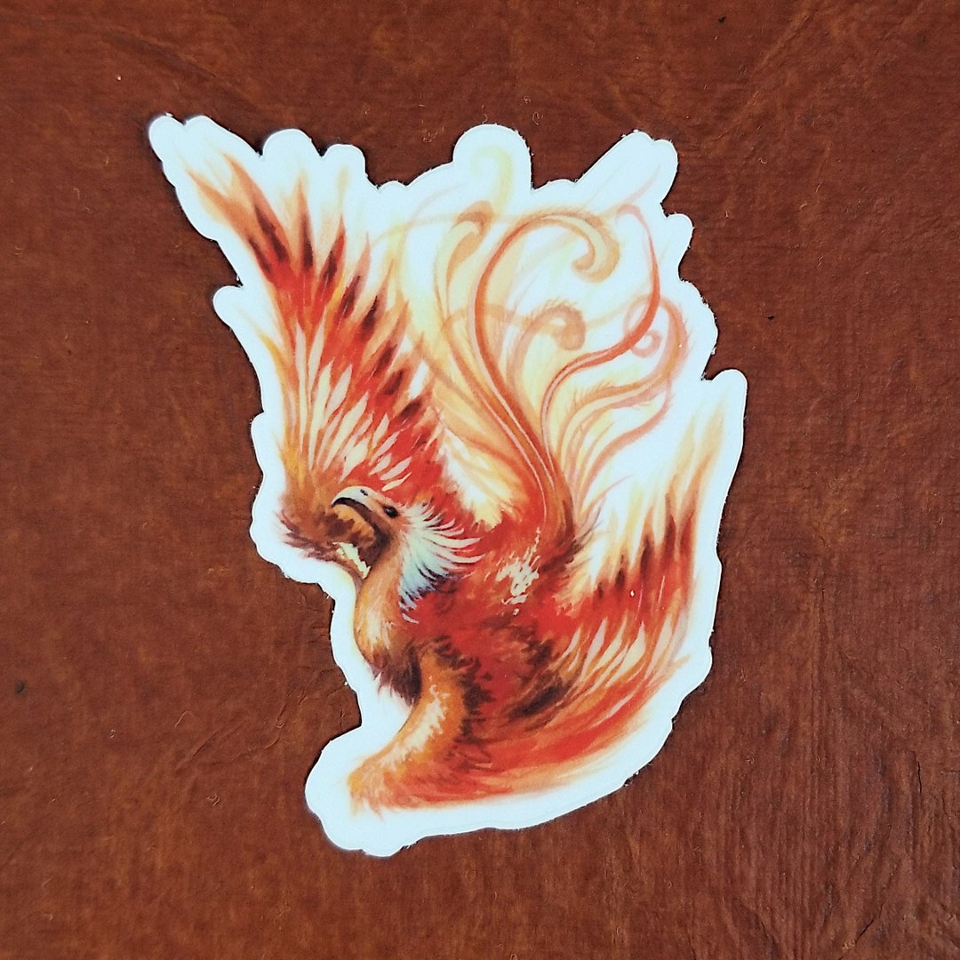Waterproof Vinyl Phoenix Sticker - Etsy