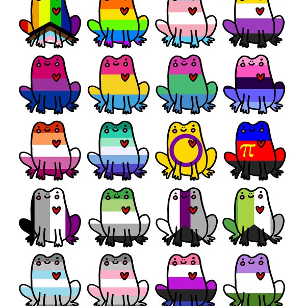 Lesbian Frog Print - Etsy