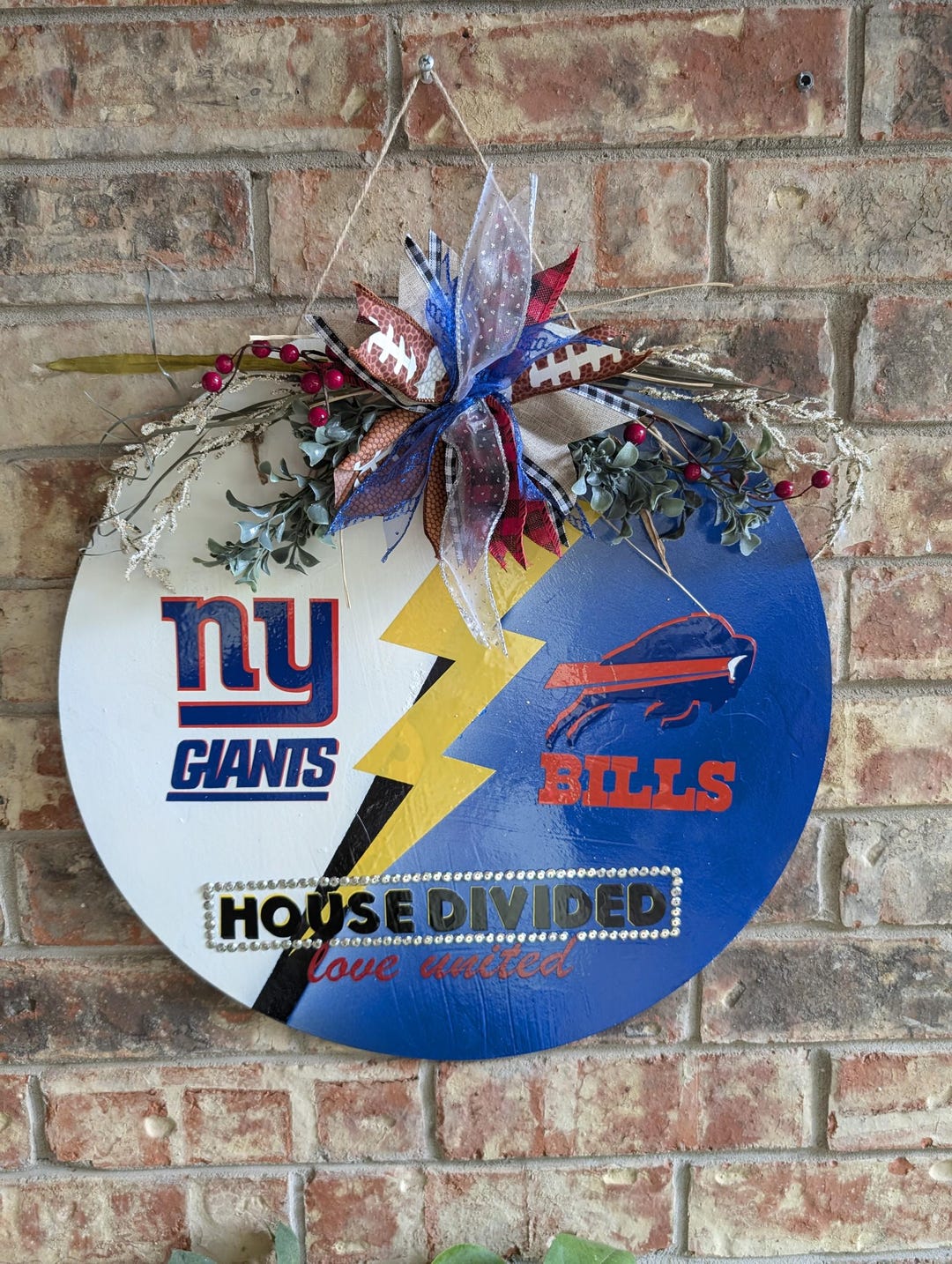 NFL House Divided Sign - Etsy