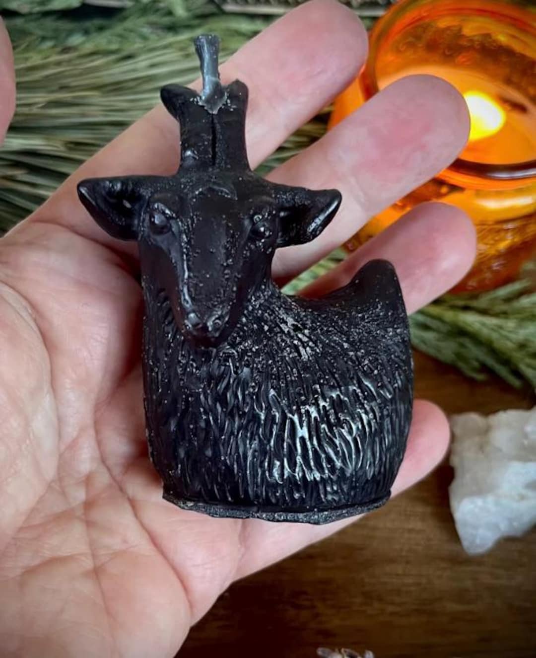 A Goat for Azazel, Handmade Candle With Beeswax - Etsy