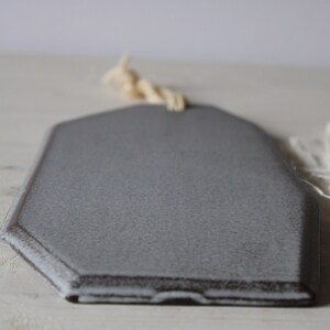 Ceramic Cheese Board, Serving Board, Black Clay Board, Irregular ...