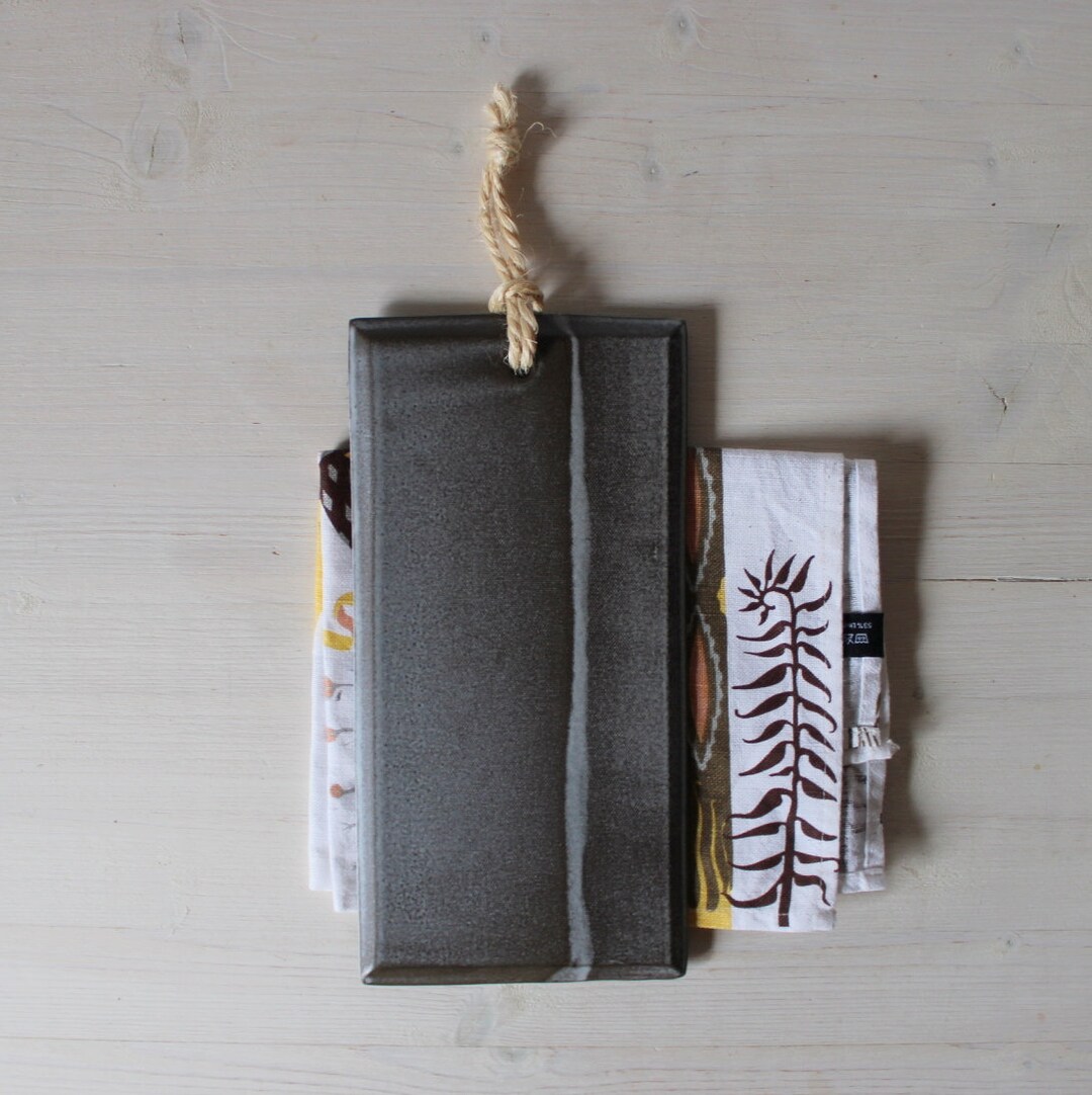 Ceramic Cheese Board, Stoneware Board, Rustic Kitchen Gift, Kitchen ...