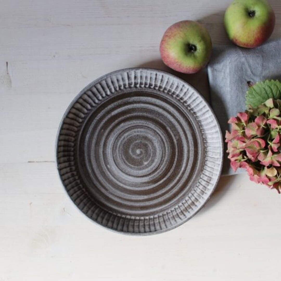 Ceramic Plate, Serving Pottery Plate, Rustic Ceramic Plate, Artisan ...