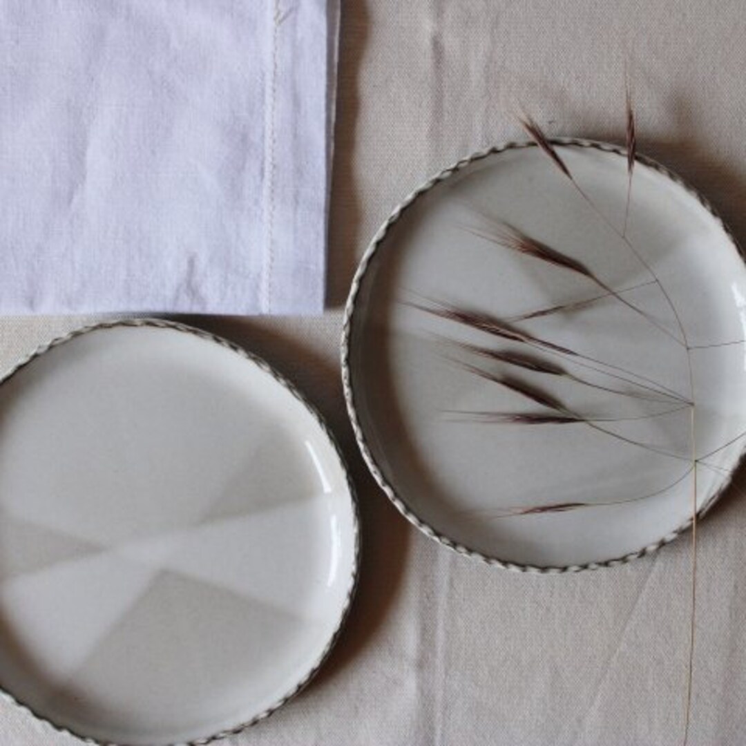 Hand Built Plates Ceramic Plates Rustic Pottery Plates Set - Etsy