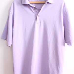 Pastel Lilac 90s Polo Tee - Etsy