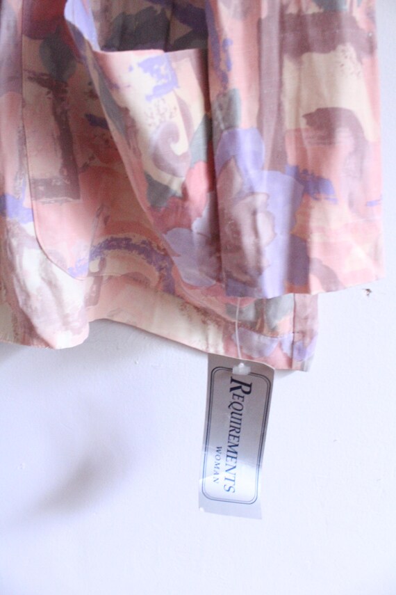 Pastel Pattern 90s Slouchy Blazer - Gem