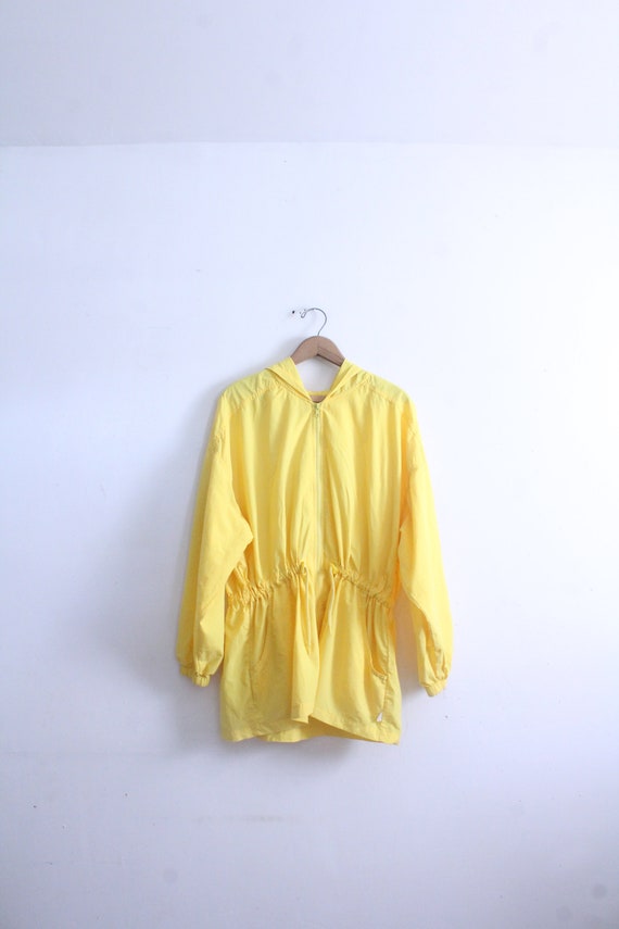 Simple Yellow 90s Sporty Jacket - Gem