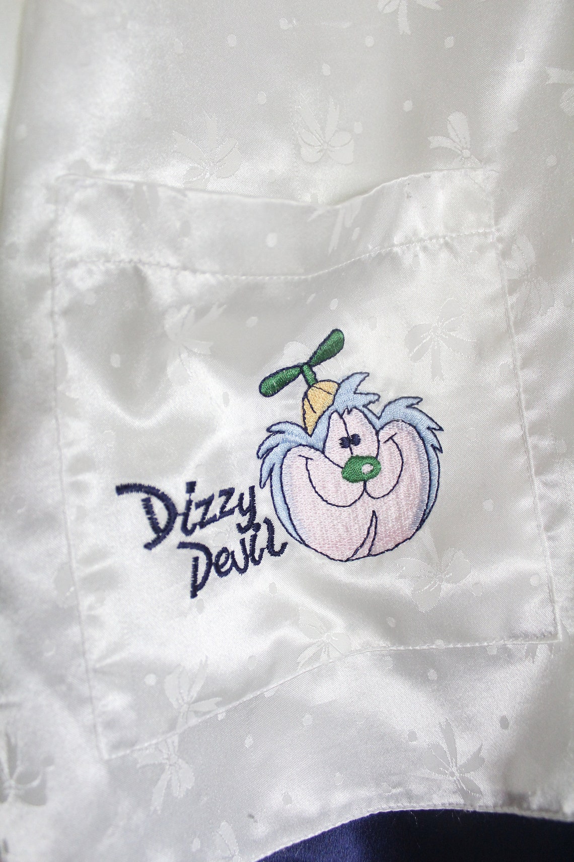 Dizzy Devil Silky 90s Pajama Set | Etsy