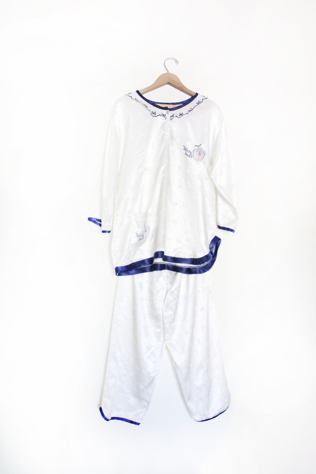 Dizzy Devil Silky 90s Pajama Set - Etsy