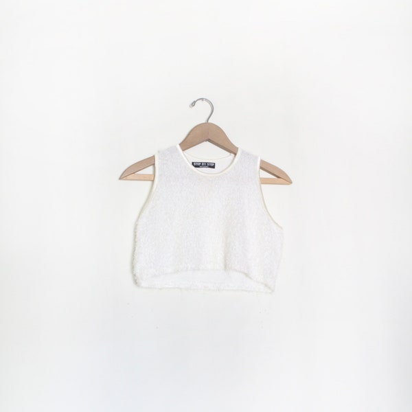 Fuzzy Crop Top - Etsy