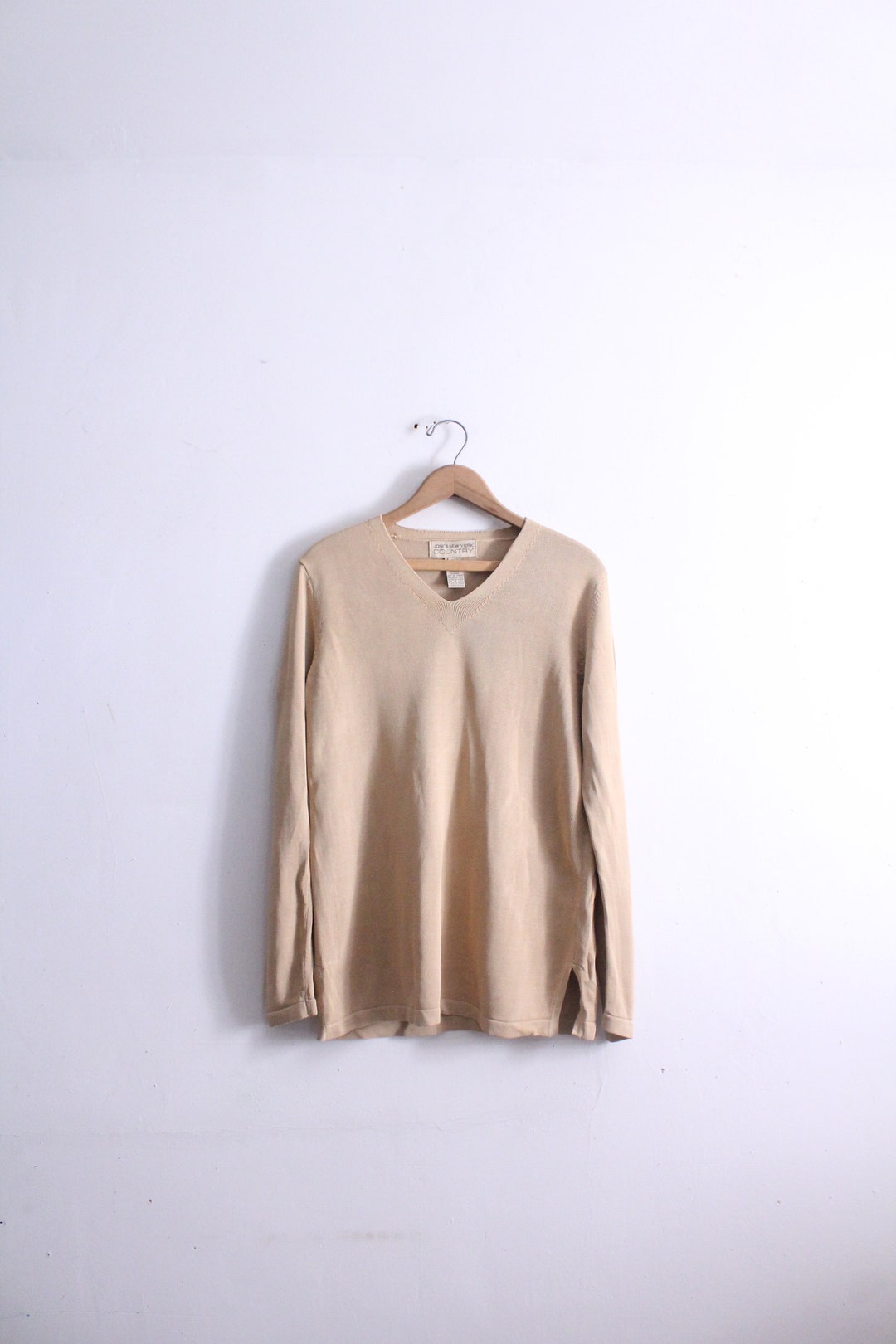 Minimal Luxe Slinky Knit Sweater - Etsy
