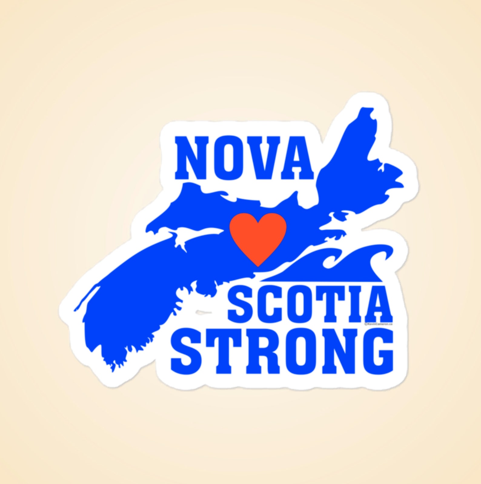 Sticker Nova Scotia Strong Sticker Gift Nova Scotia Sticker Gift NS ...