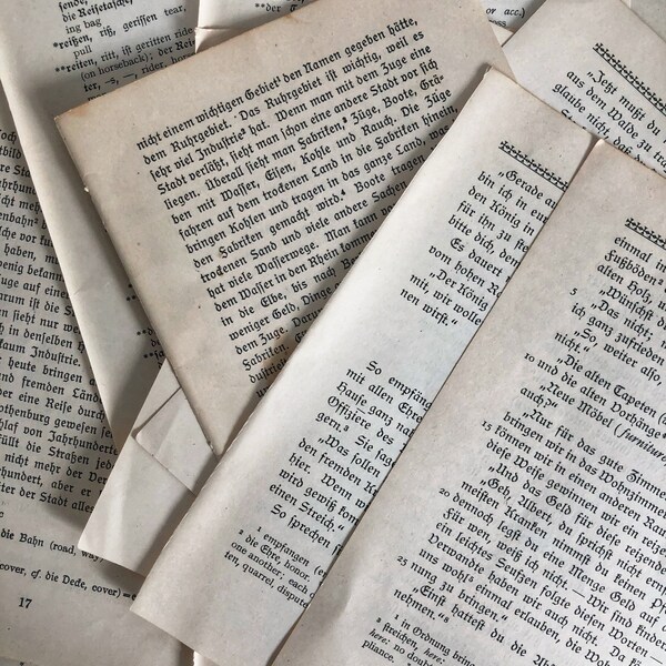 Antique German Book - Etsy