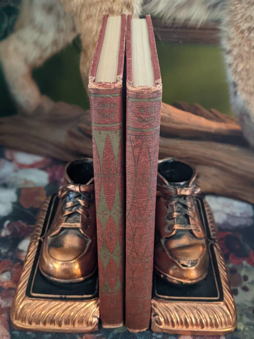 Baby Shoe Bookends - Etsy