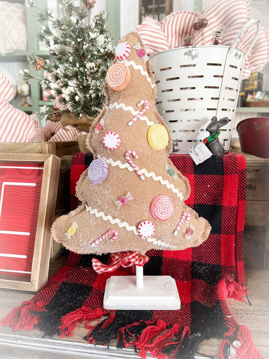 Gingerbread Christmas Tree Gingerbread Primitive Tree - Etsy