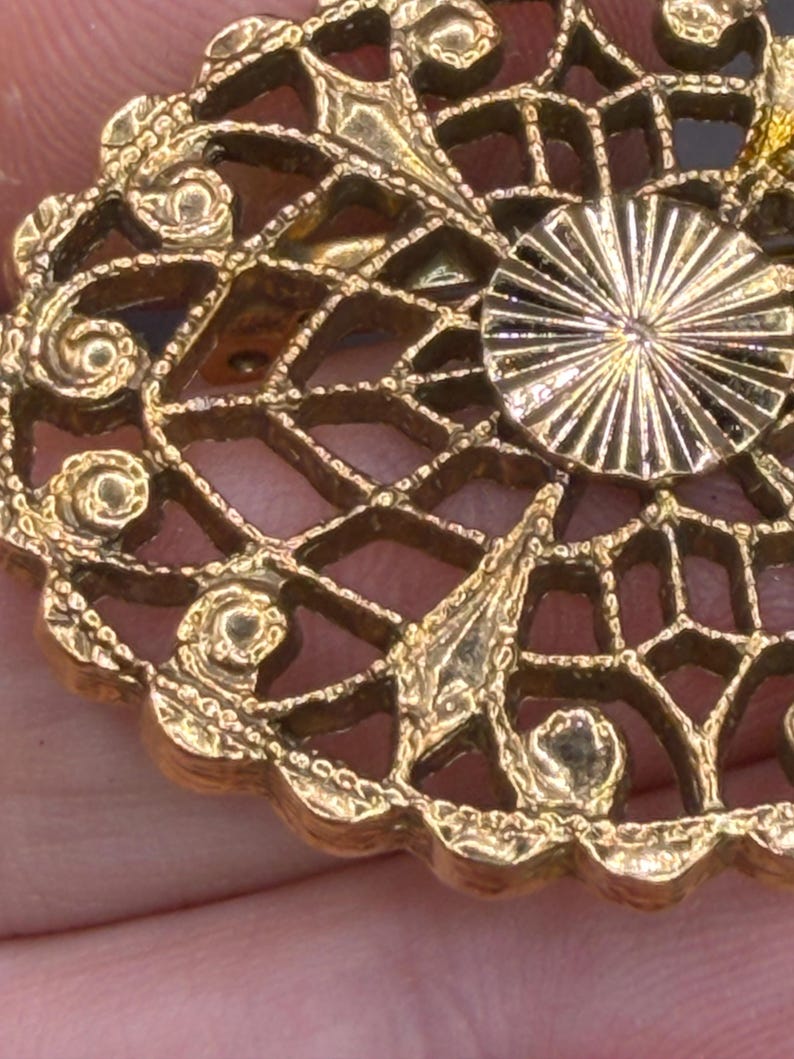 Vintage Scrollwork Victorian Style Bar Pin - Etsy