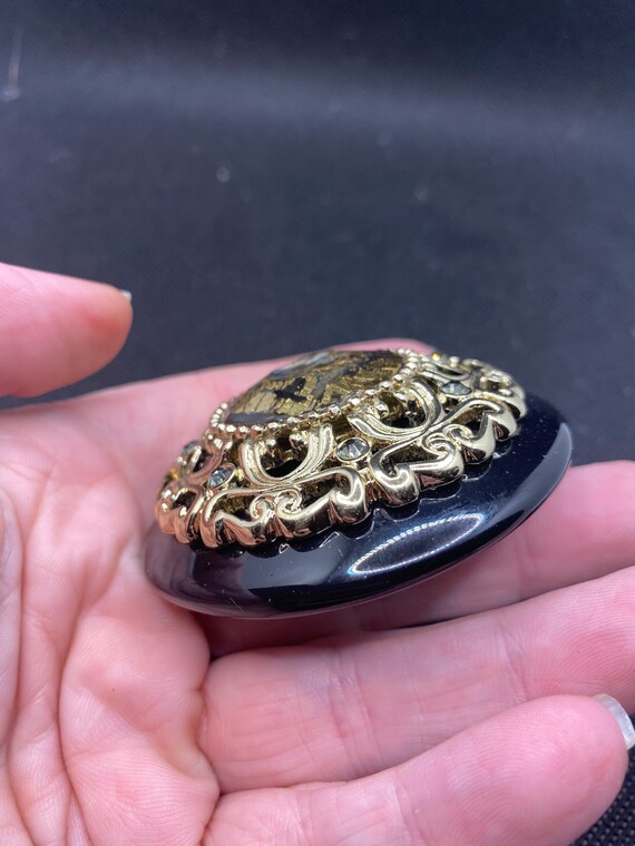 Vintage Renaissance Royal Heavy Pin - Gem
