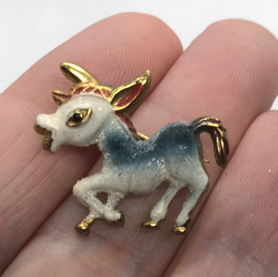 Vintage Deer Mule Made in Korea Pin - Etsy