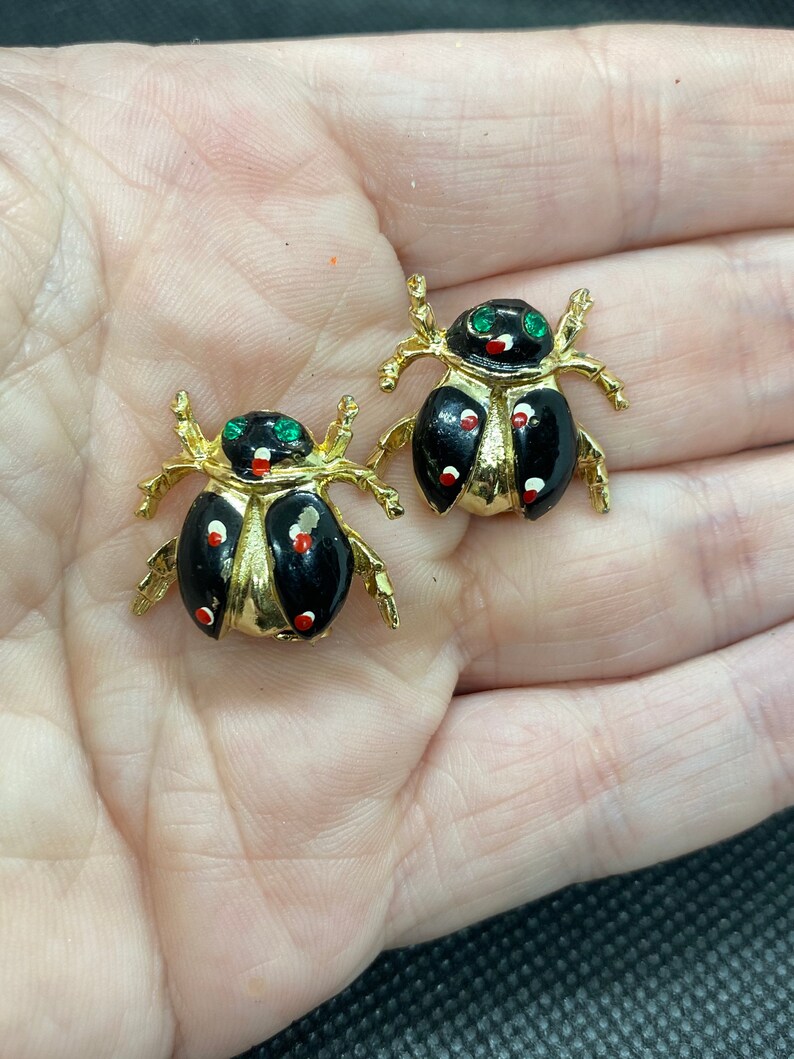 Vintage Ladybug Pins - Etsy