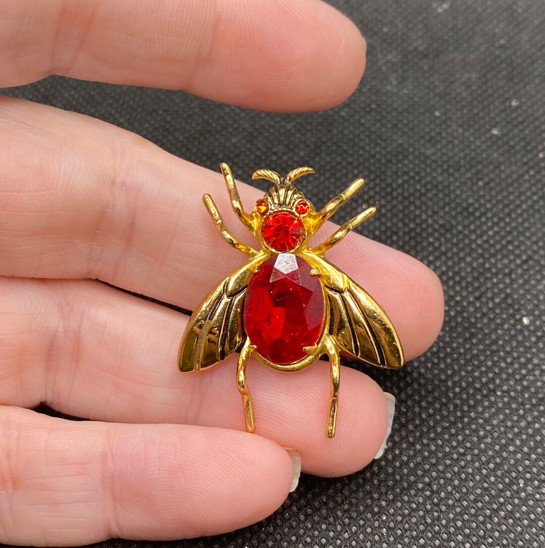 Vintage Coro Pegasus Bug Beetle Pin - Etsy
