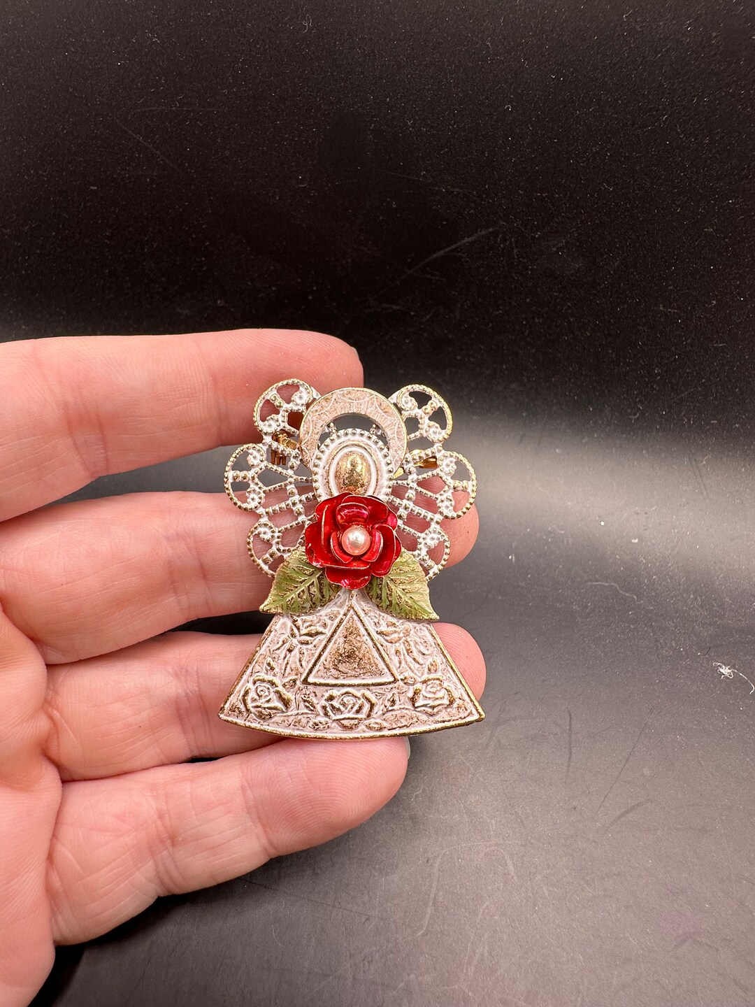 Vintage Angel Pin Marked KC Kenneth Cole - Etsy