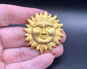 Vintage Sun Pin - Etsy