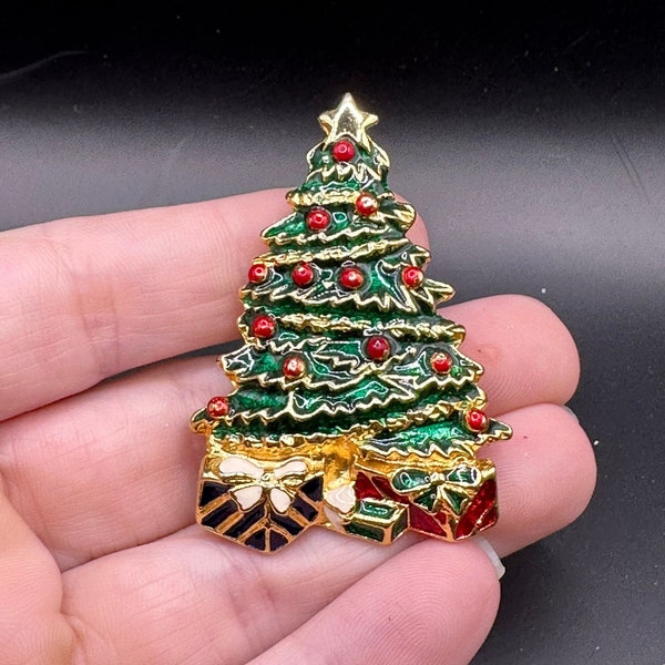 Christmas Tree Pin - Etsy