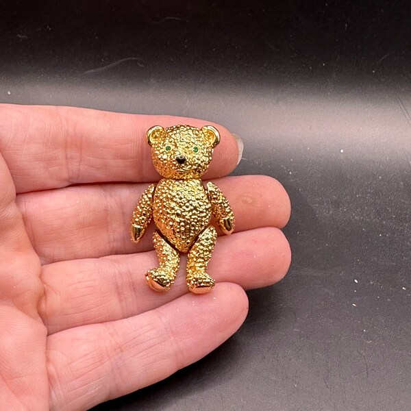 Teddy Bear Pin - Etsy