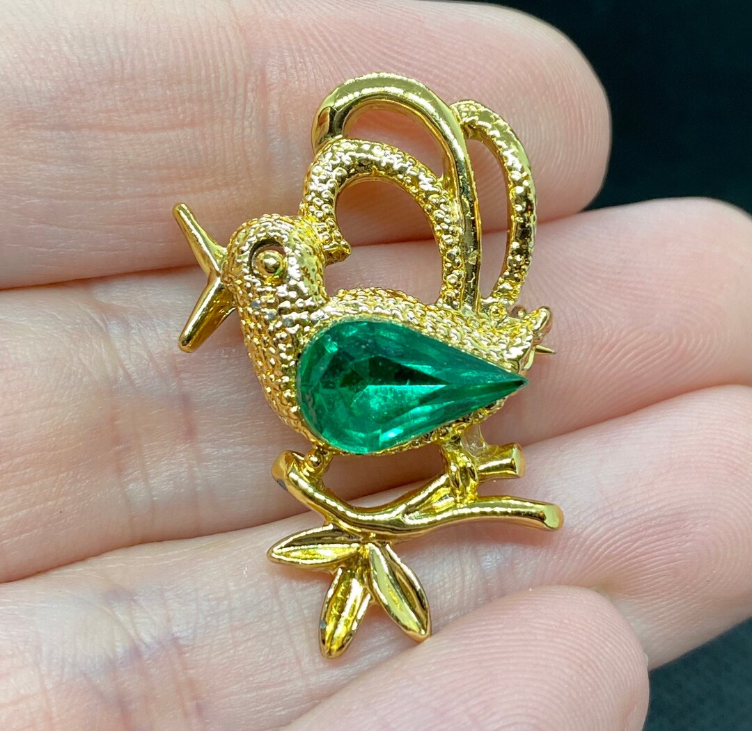 Vintage Bird Starling Robin Swallow Pin - Etsy