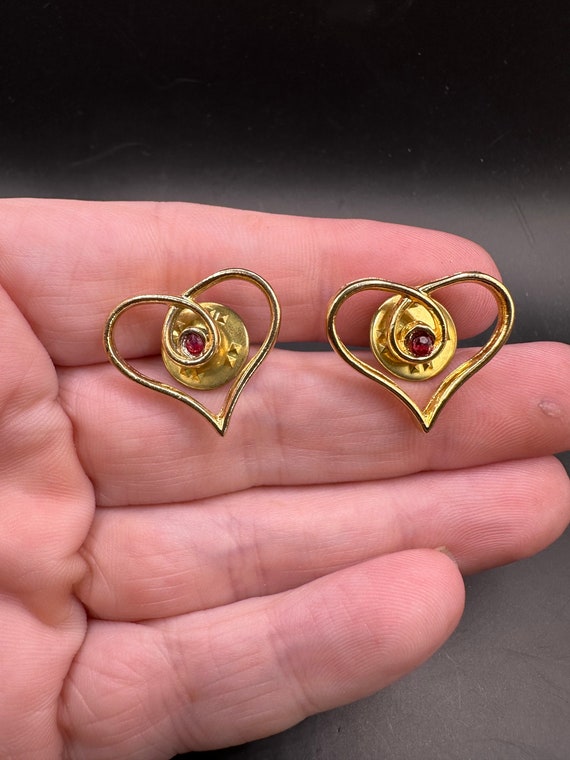 Pair of vintage heart - Gem