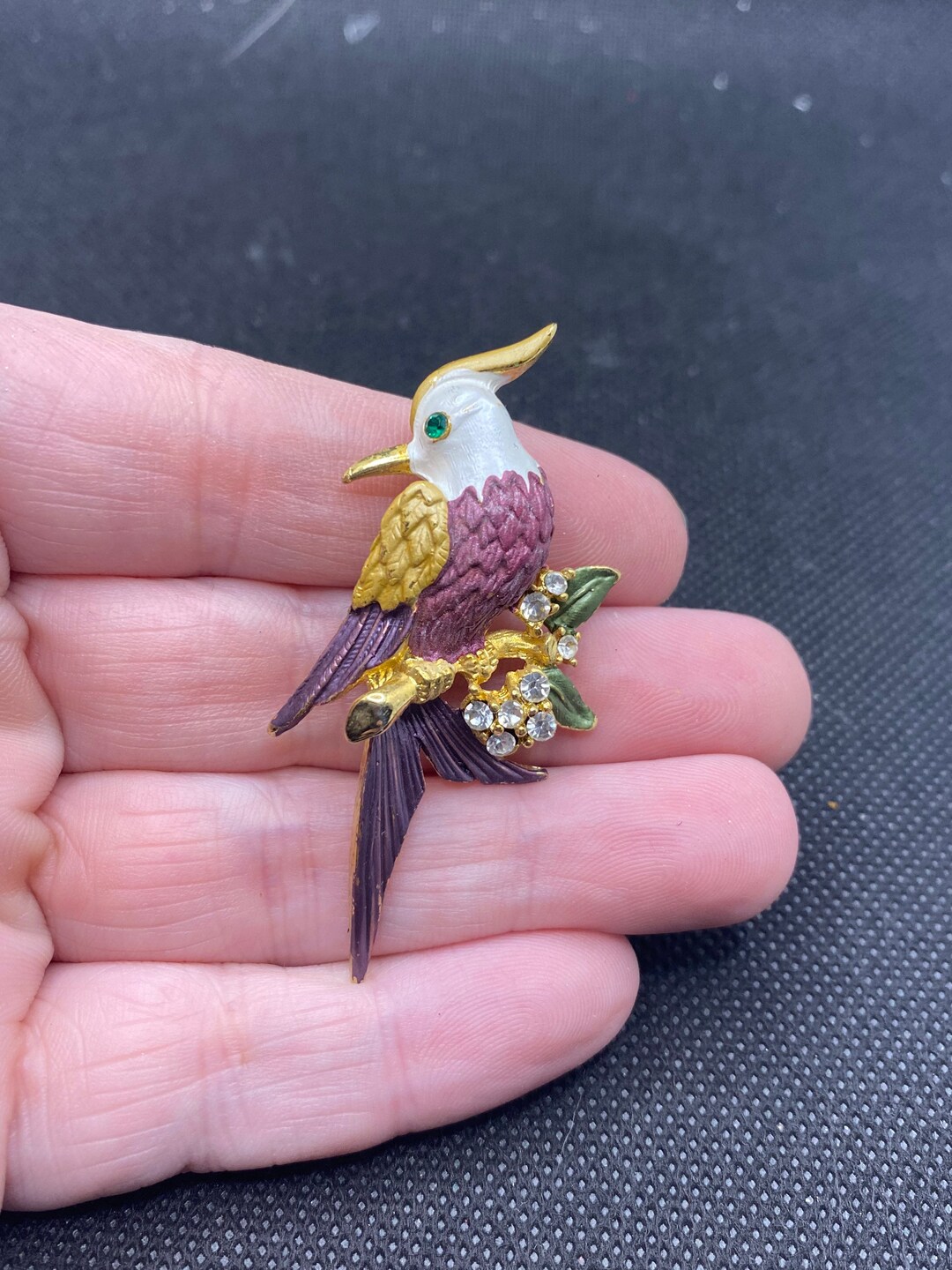 Vintage Boucher Bird Swallow Starling Pin - Etsy