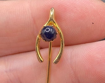 Wishbone Stick Pin - Etsy