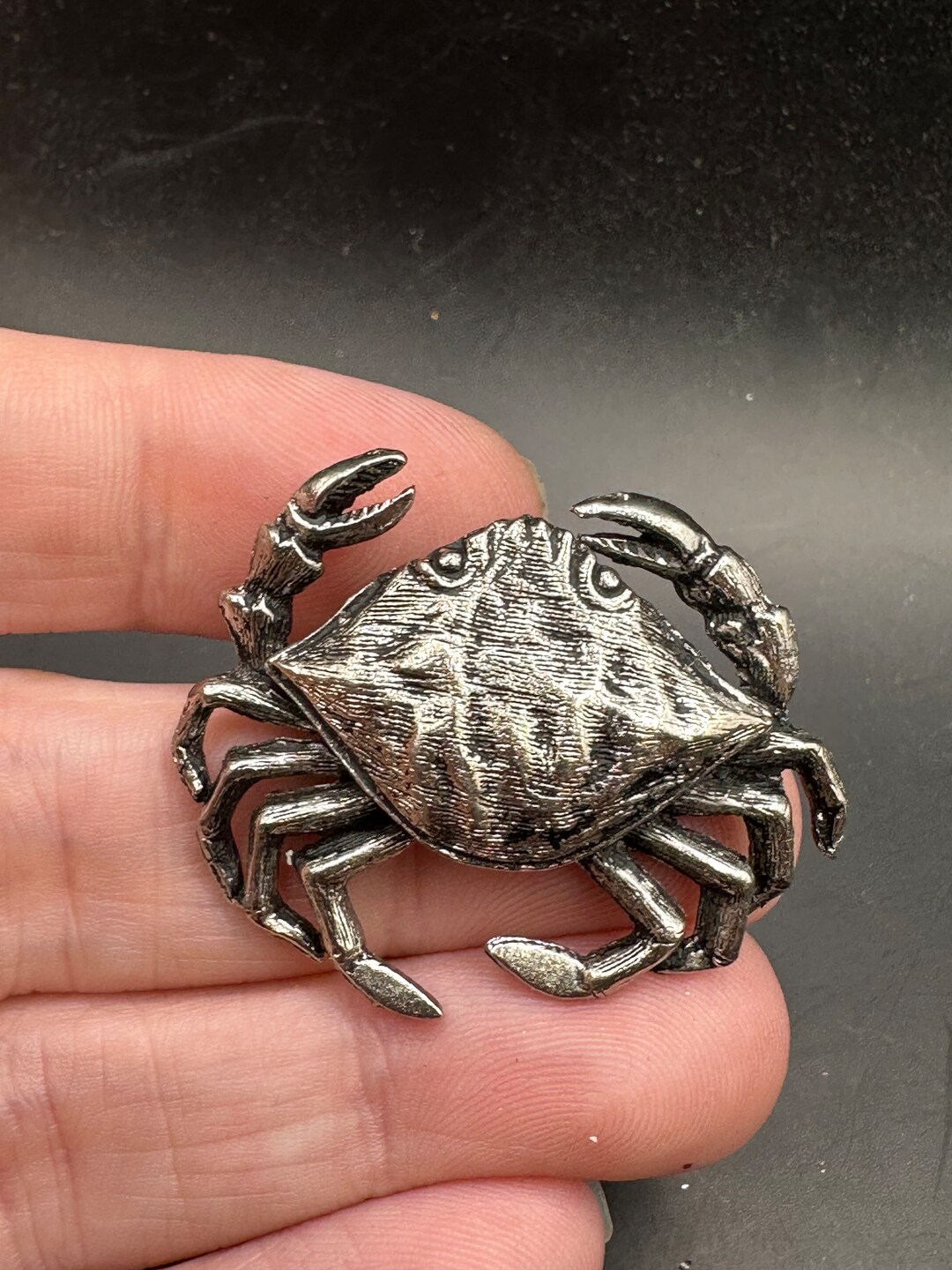 Vintage Crab Pin - Etsy