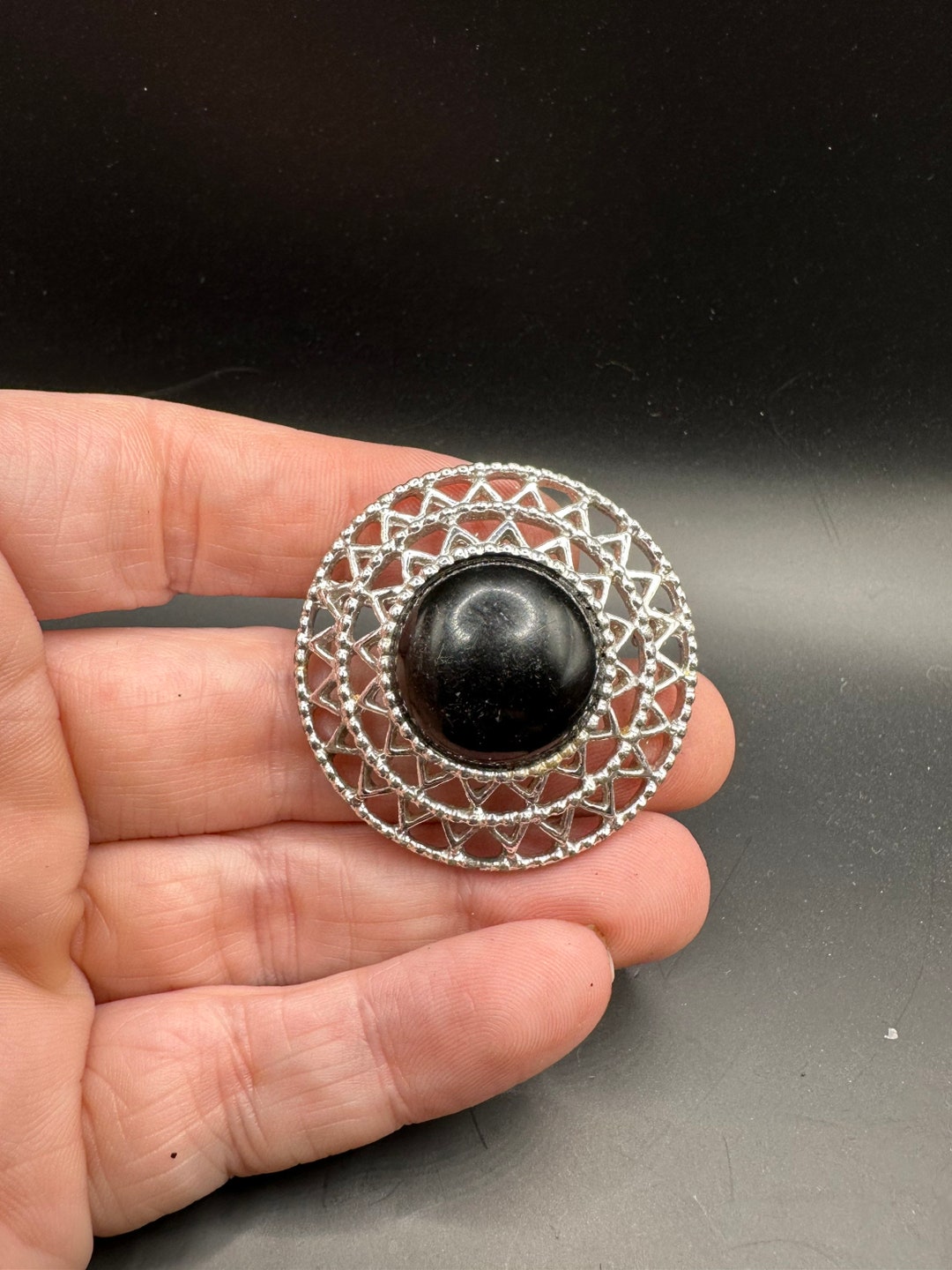 Vintage Renaissance Royal Style Pin by Sarah Coventry - Etsy