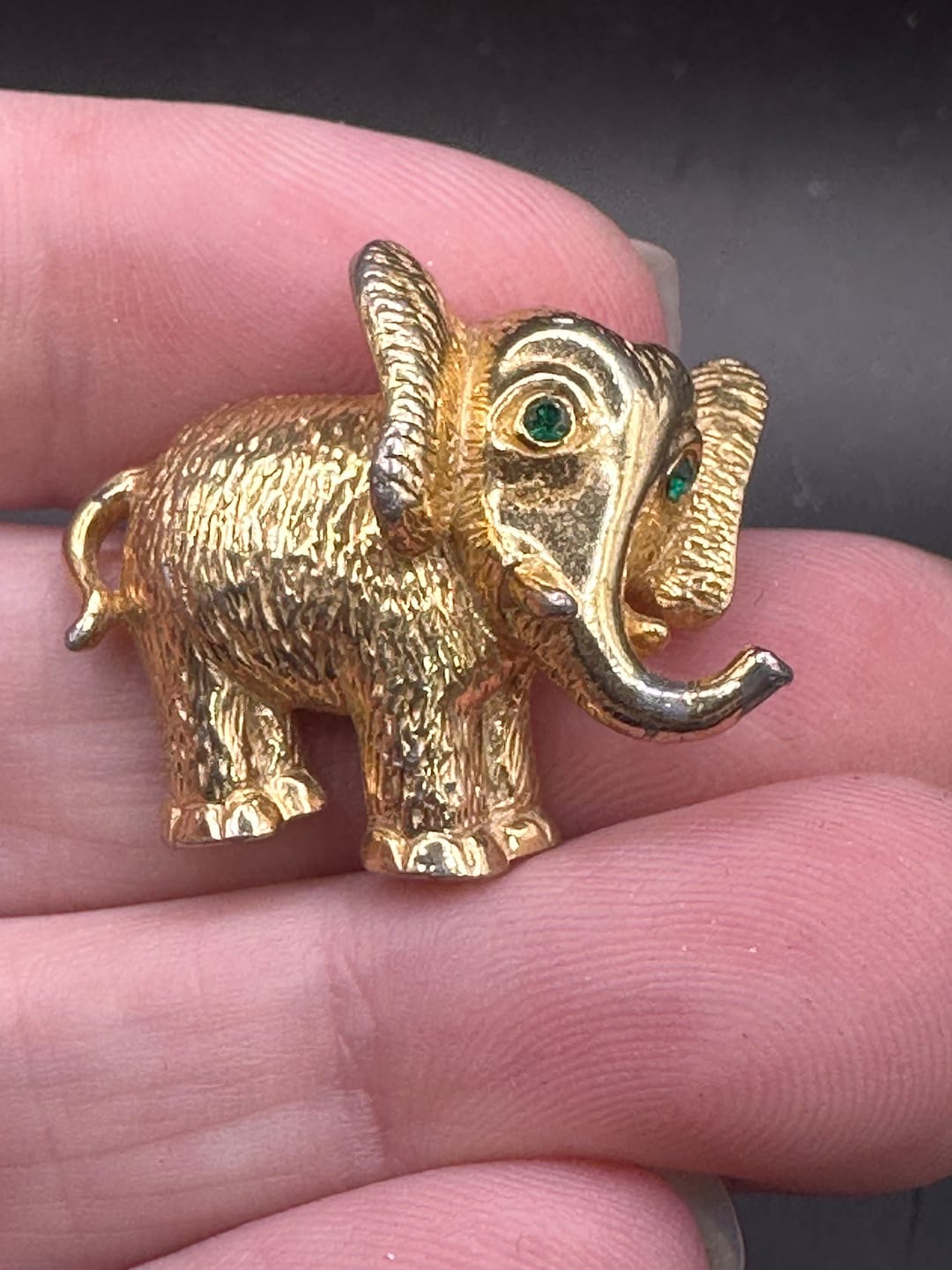 Vintage Castlecliff Elephant Pin - Etsy