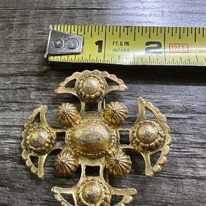 Vintage Large Royal Renaissance Pin Statement Piece - Etsy