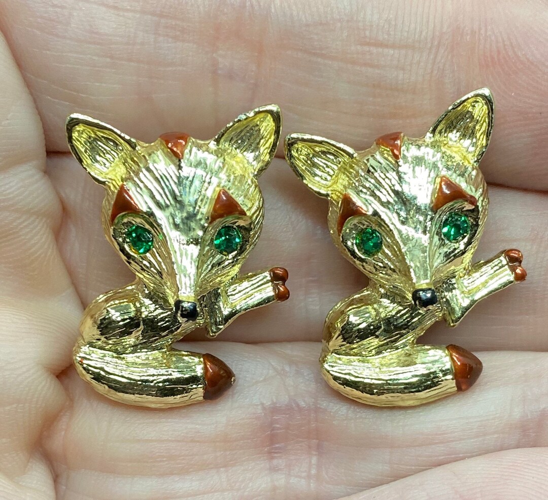 Vintage Fox Scatter Pins by Gerrys - Etsy