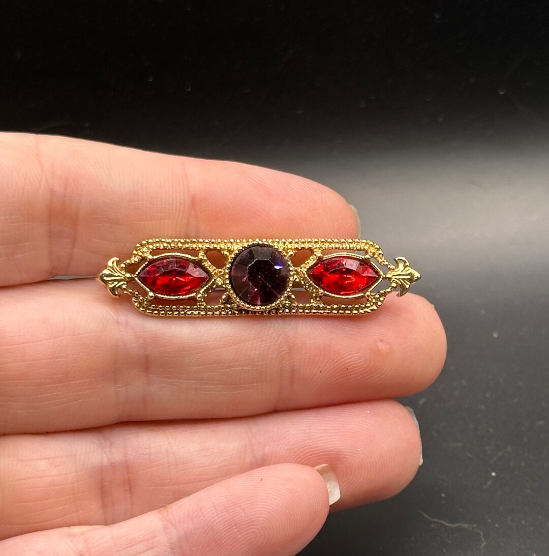 Vintage Scrollwork Victorian Style Bar Pin - Etsy