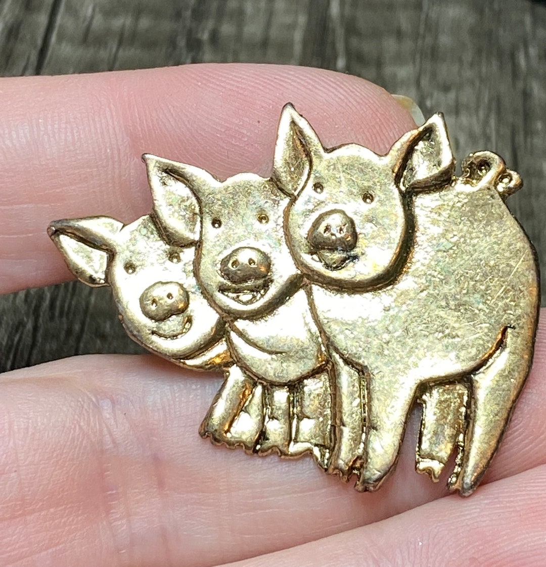 Vintage Pig Pin Charlottes Web Farm - Etsy