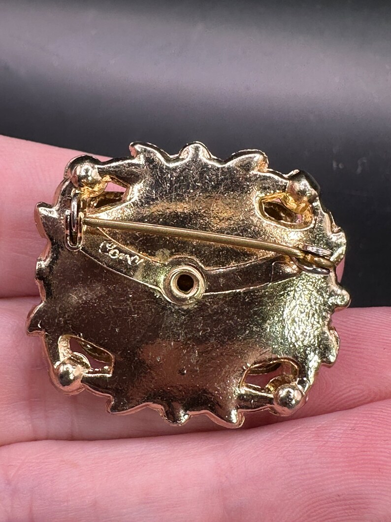 Vintage Coro Victorian Style Rhinestone Pin - Etsy