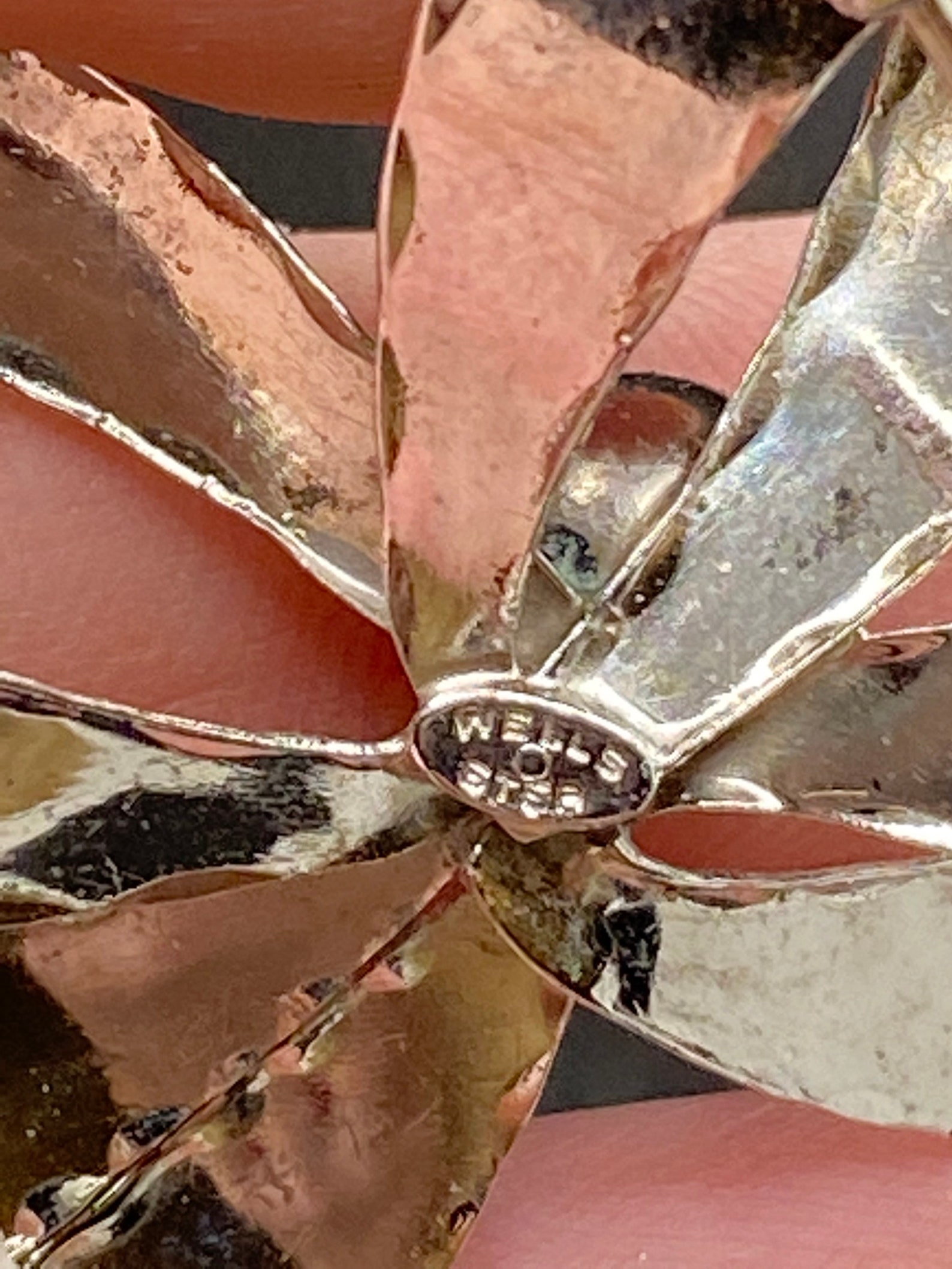 Vintage Bow Pin Marked Wells Sterling - Etsy