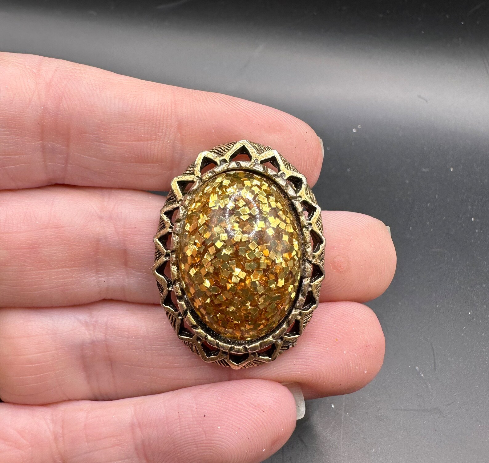 Vintage Renaissance Royal Stone Pin - Etsy