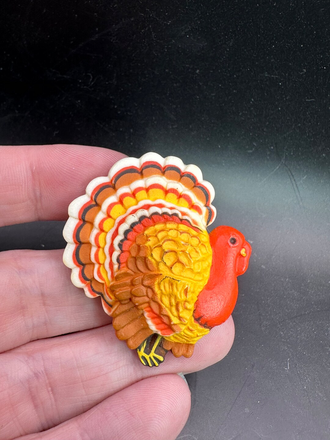 Vintage Hallmark Turkey Thanksgiving Pin - Etsy