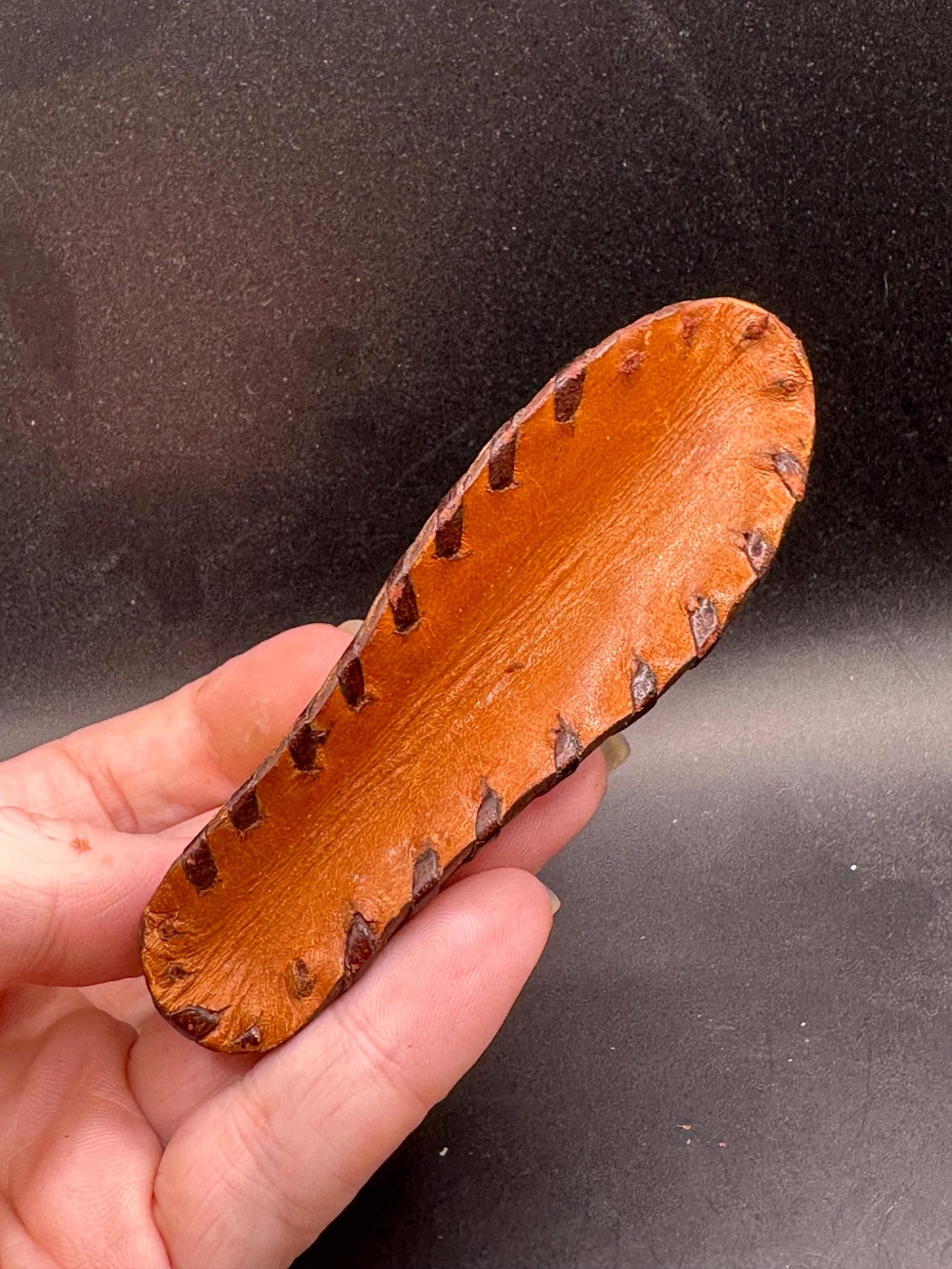 Vintage Leather Boot Coin Purse, Hand Tooled With Brass Zipper, Mexico ...