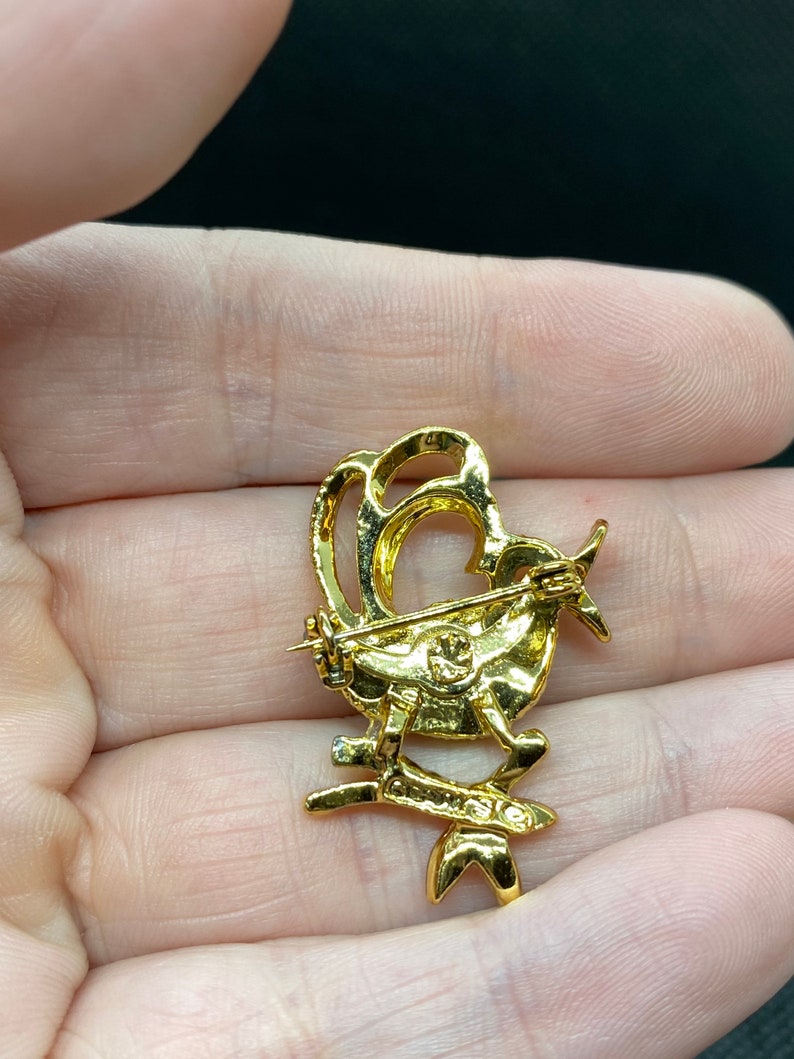 Vintage Bird Starling Robin Swallow Pin - Etsy