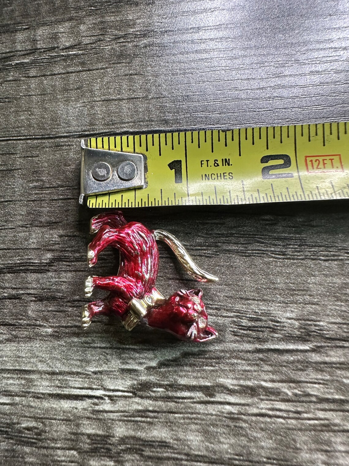 Vintage Cat Pin With Moving Head - Etsy